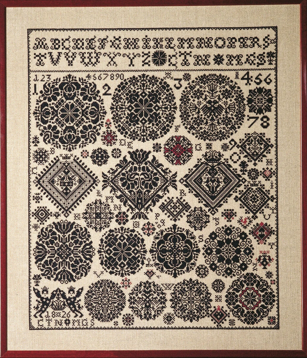 Vierlande 1826 54x63 - Broderisett med historisk design. Kjøp her